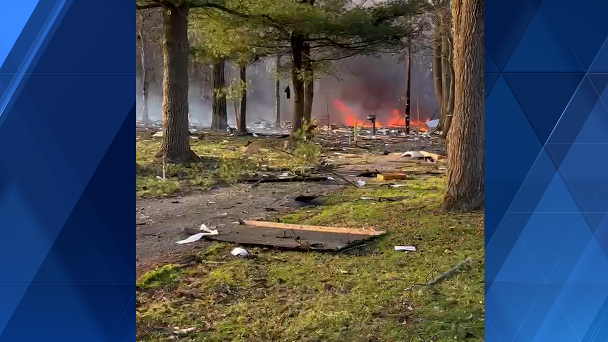 Crescent Township house explosion: Video shows damage left behind