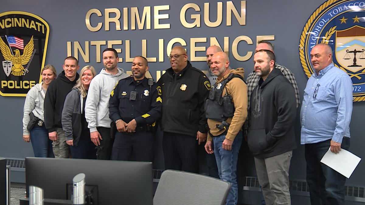 Cincinnati police chief shows off Crime Gun Intelligence Center