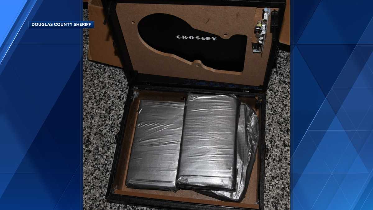 Douglas County deputy finds cocaine hidden in record player