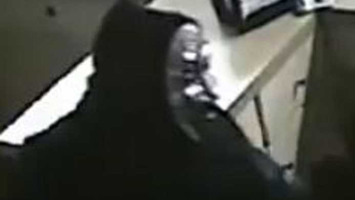 Bank robbery caught on camera Bank robbery caught on camera