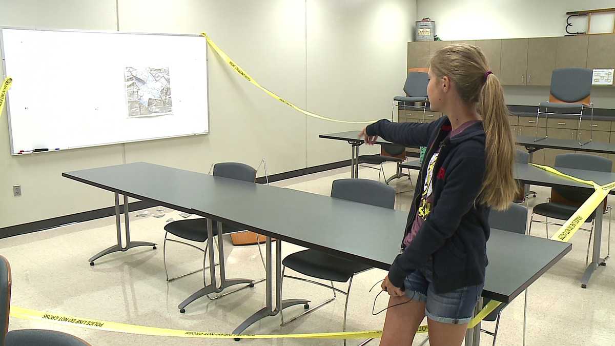 Area students study with forensic investigators for CSI Day