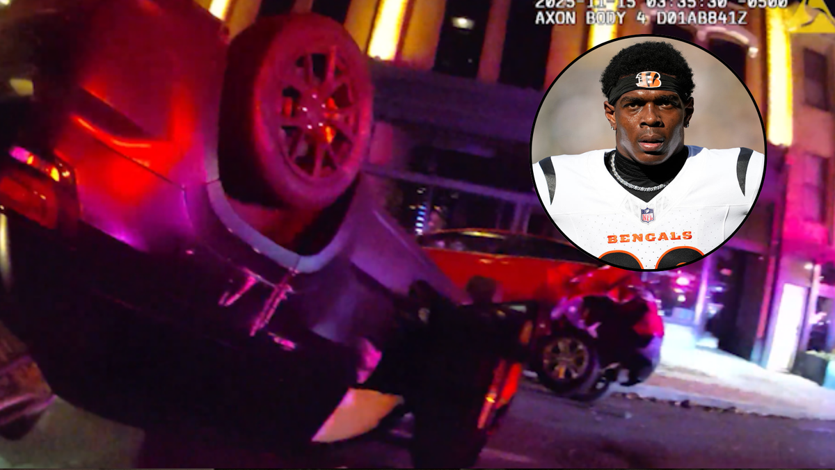 Video shows rollover crash involving Bengals' Cam Taylor-Britt