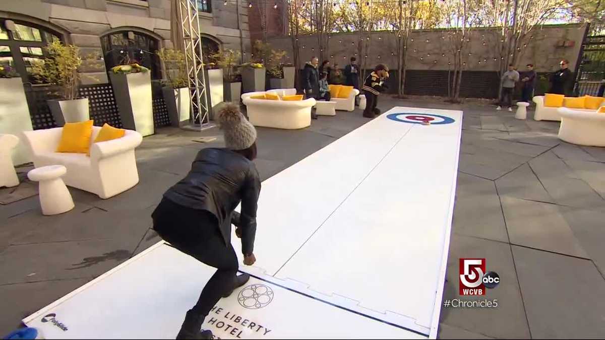 This Boston hotel lets you try your hand at outdoor curling