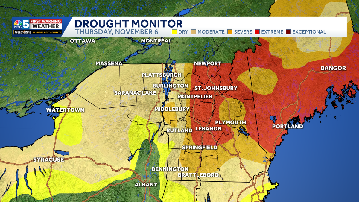 Drought conditions continue to improve in Vermont, Northern New York