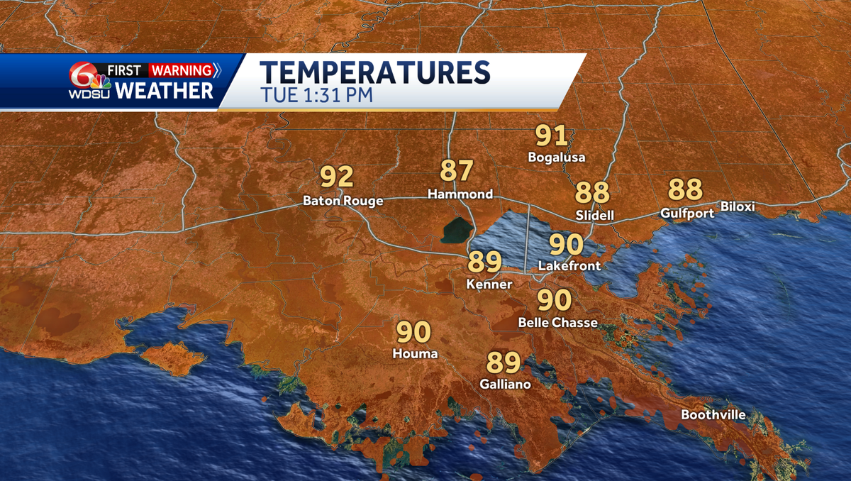 Hot, Humid with Above Seasonal Temperatures