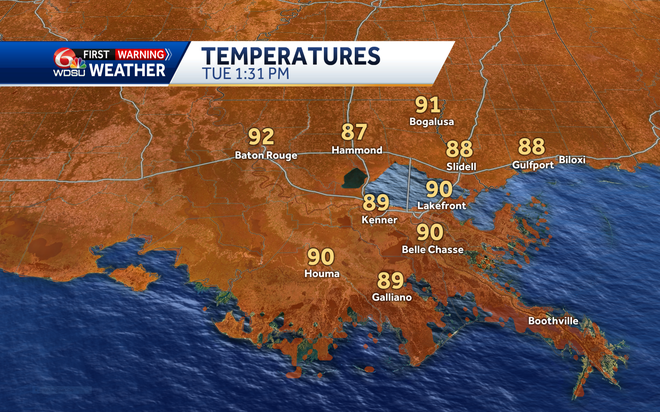 Hot, Humid with Above Seasonal Temperatures