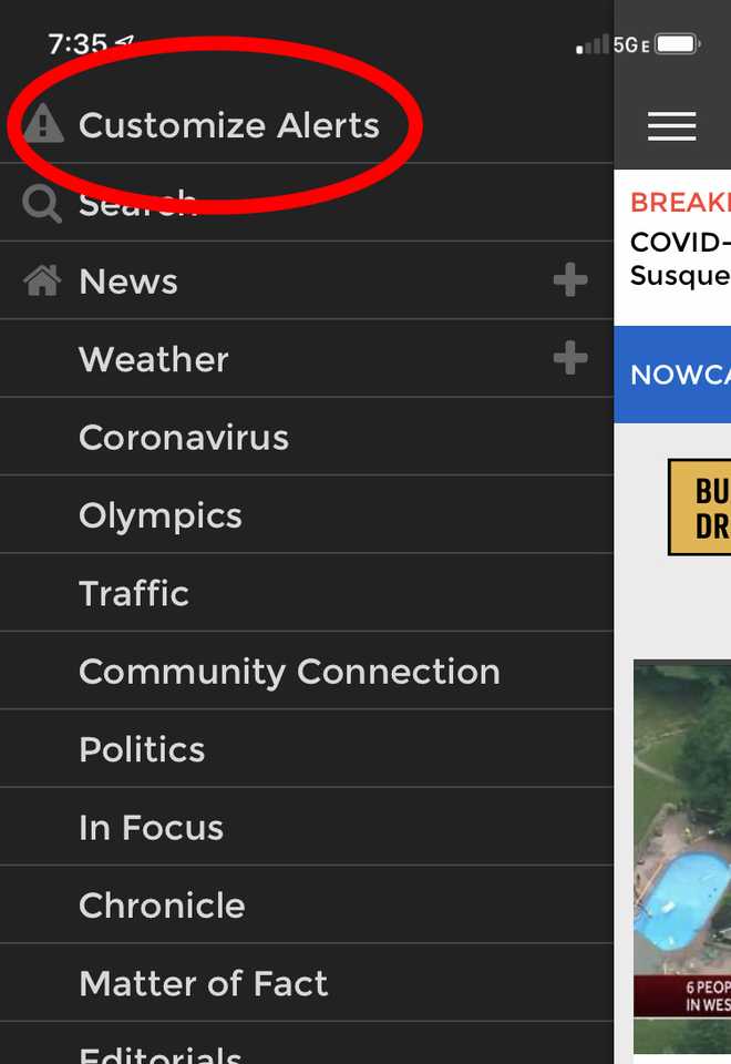 GET WGAL’s location-based severe weather alerts GET WGAL’s location-based severe weather alerts