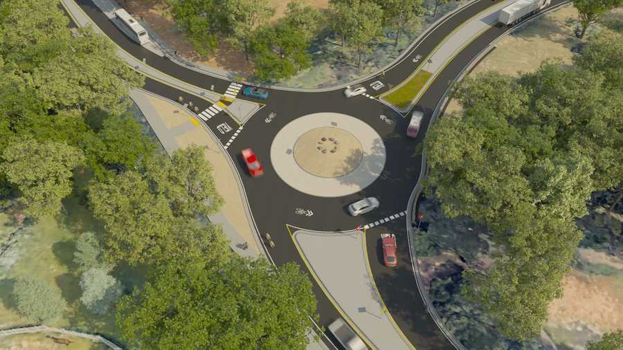 First look at what a roundabout in Carmel Valley would look like