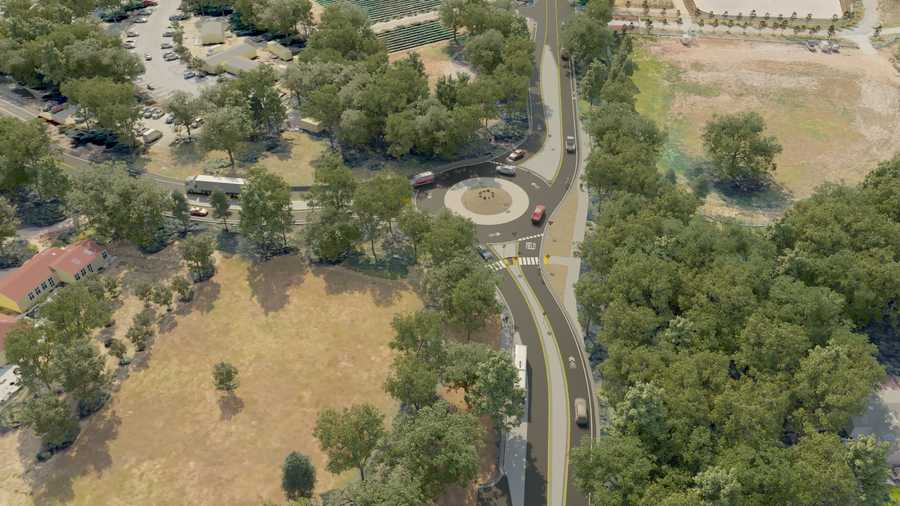 First look at what a roundabout in Carmel Valley would look like