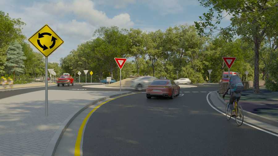 First look at what a roundabout in Carmel Valley would look like