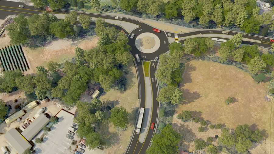 First look at what a roundabout in Carmel Valley would look like