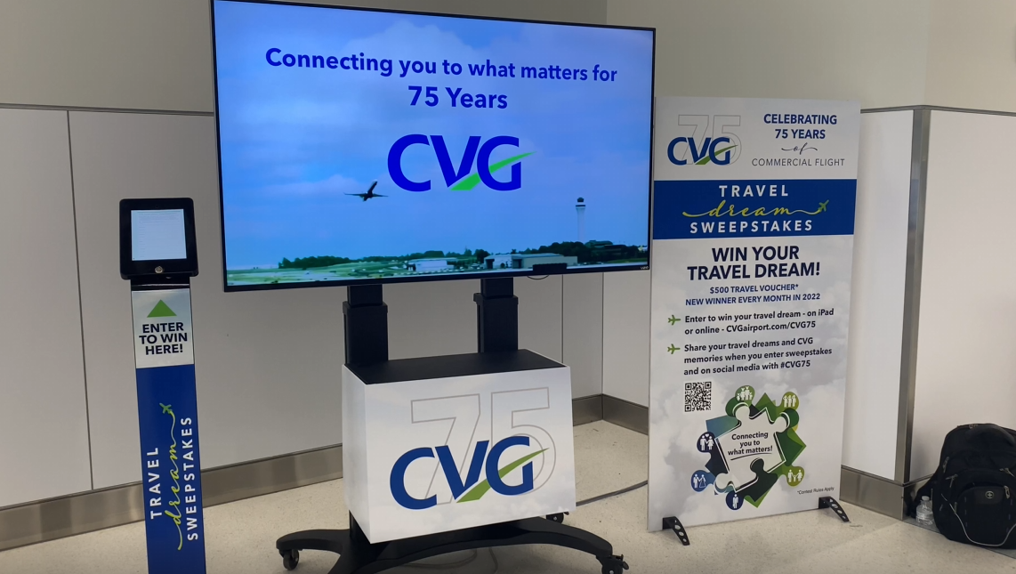 CVG's year-long sweepstakes continues with travel vouchers