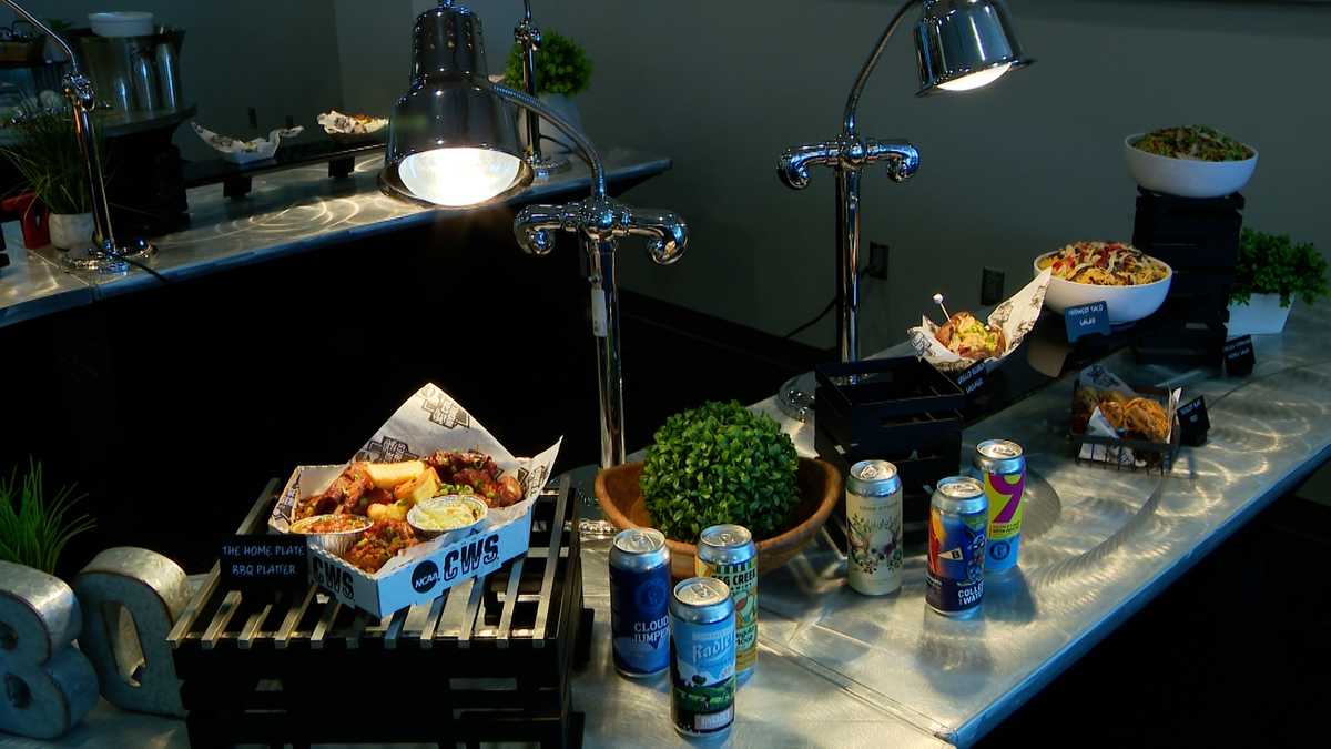 Omaha College World Series menu for Charles Schwab Field