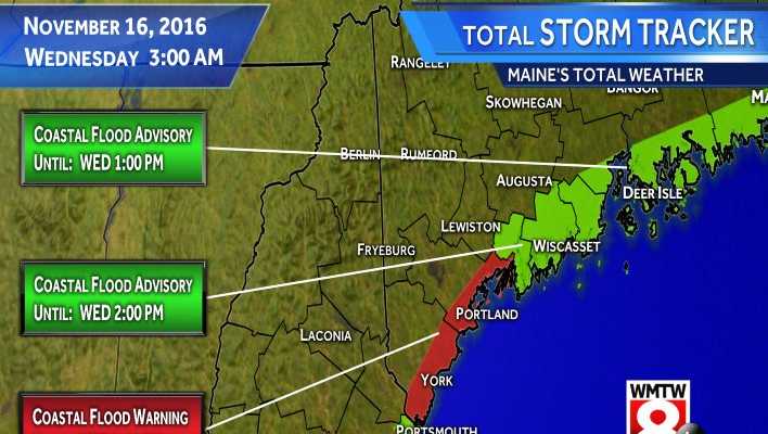 Coastal flood warnings, advisories issued ahead of king tide