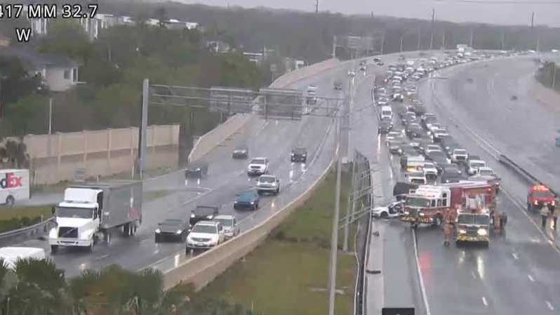 SR-417 reopens before SR-408 after major crash