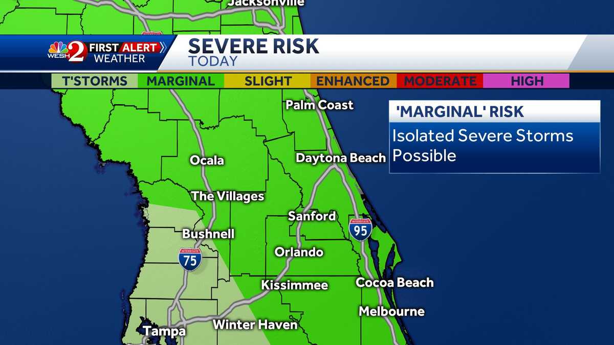 Tracking afternoon showers and storms in Central Florida