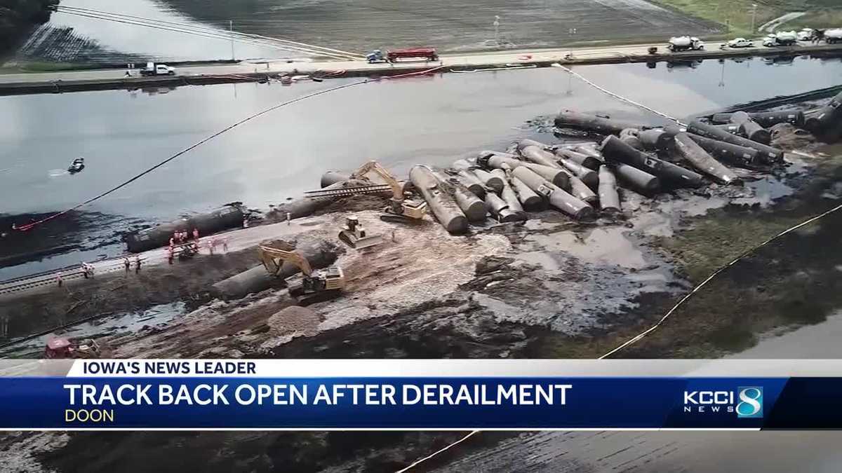 BNSF: Less oil spilled in derailment than previously thought
