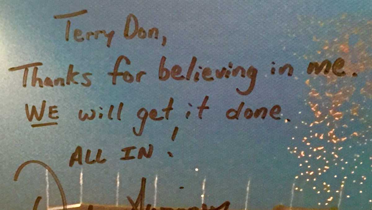 Dabo's handwritten promise in 2008: 'We will get it done'