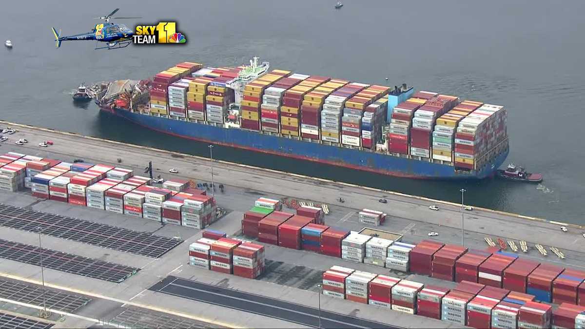 Dali ship refloated and moved early Monday