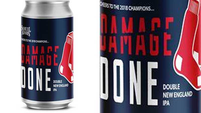 Toast to the Red Sox victory with a beer available only this week