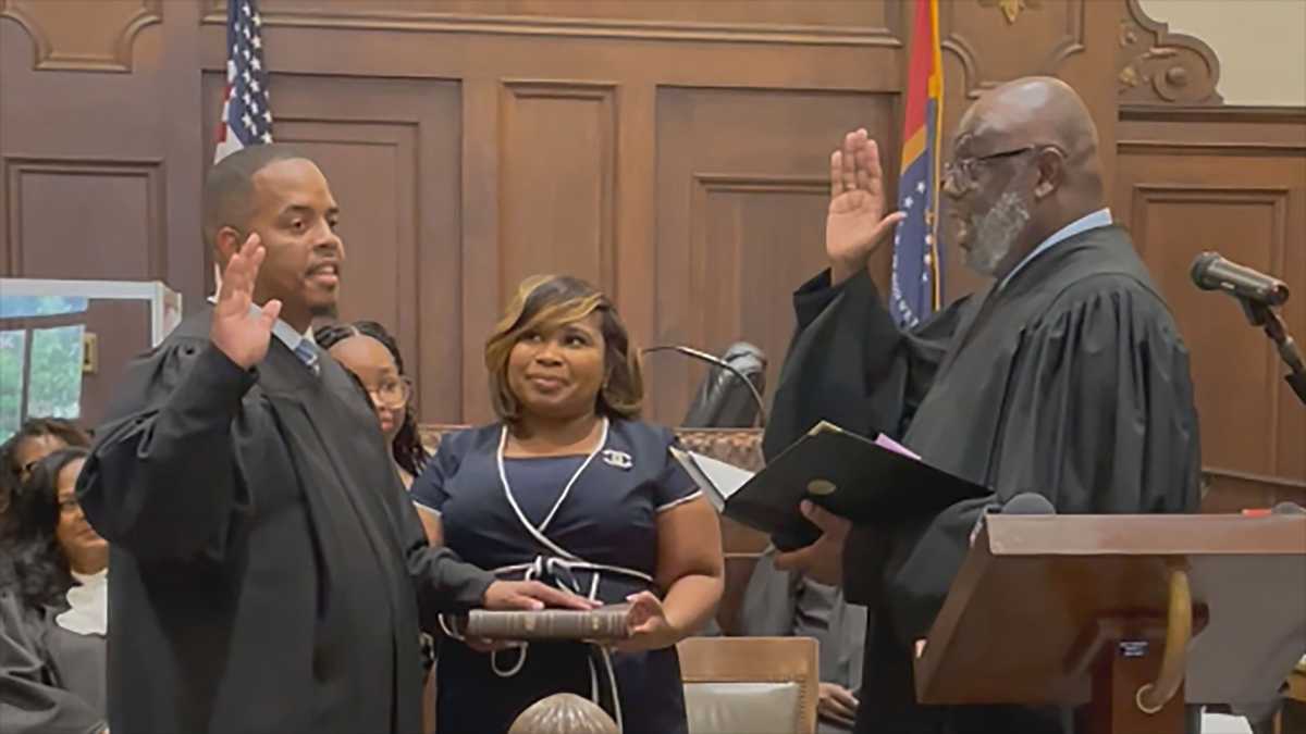 New Hinds County judge sworn in during ceremony at courthouse