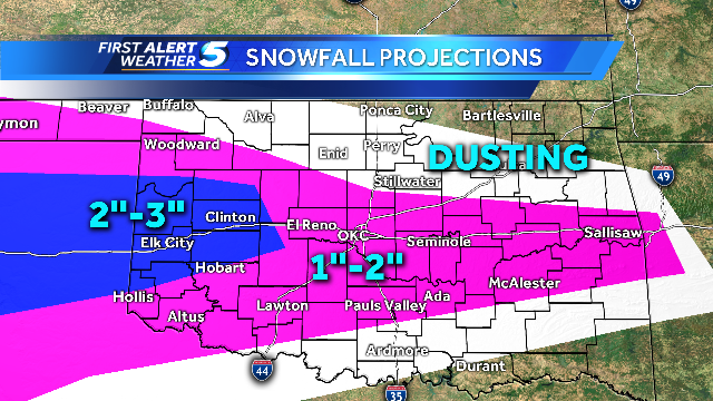 What you need to know about snow coming into Oklahoma overnight