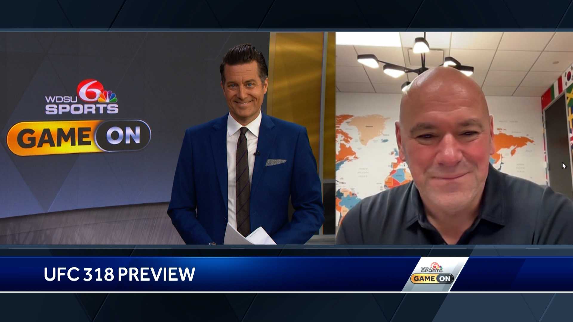 Fletcher Mackel talks to UFC President & CEO Dana White about upcoming ...