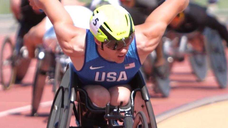 Wheelchair racer from Maryland wins every Paralympic qualifier