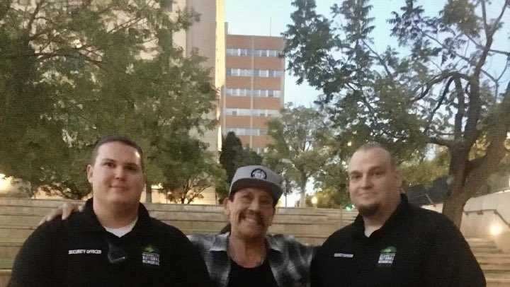 Danny Trejo visits Oklahoma City National Memorial and Museum