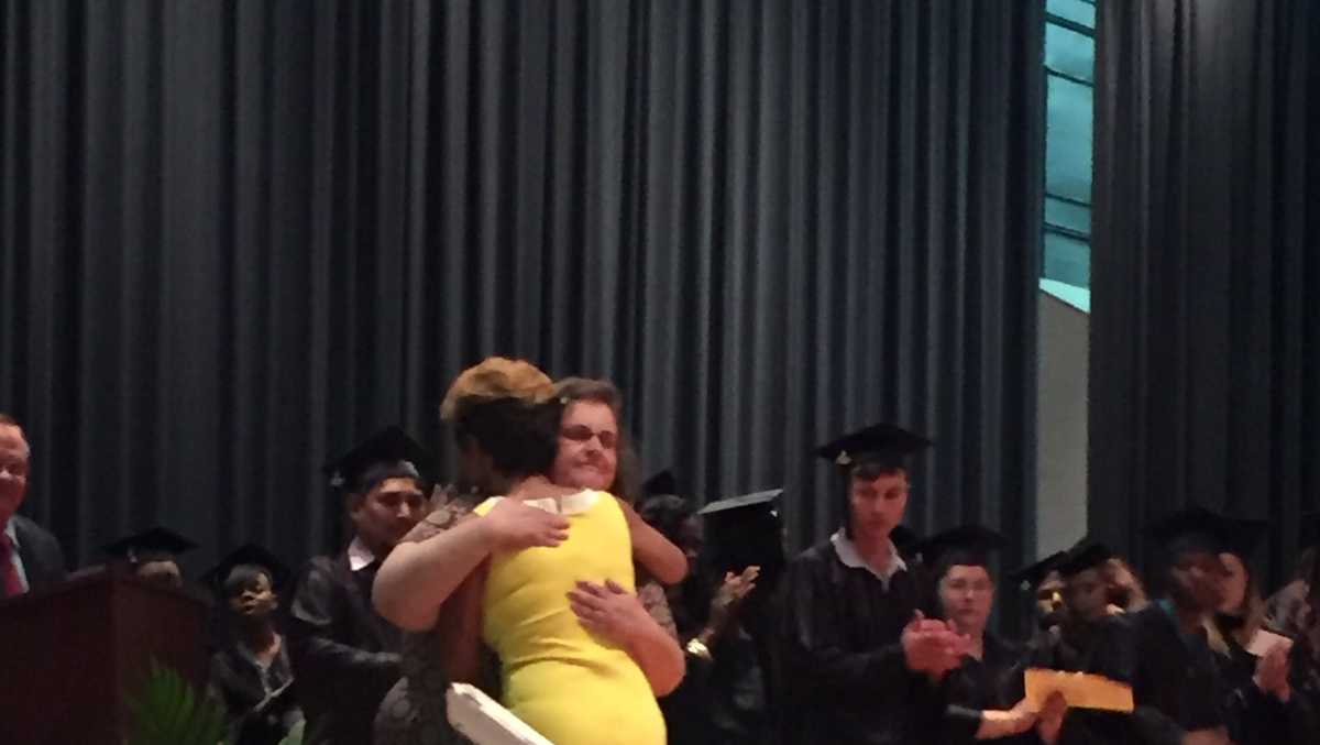 Mother Accepts Diploma For Murdered Son