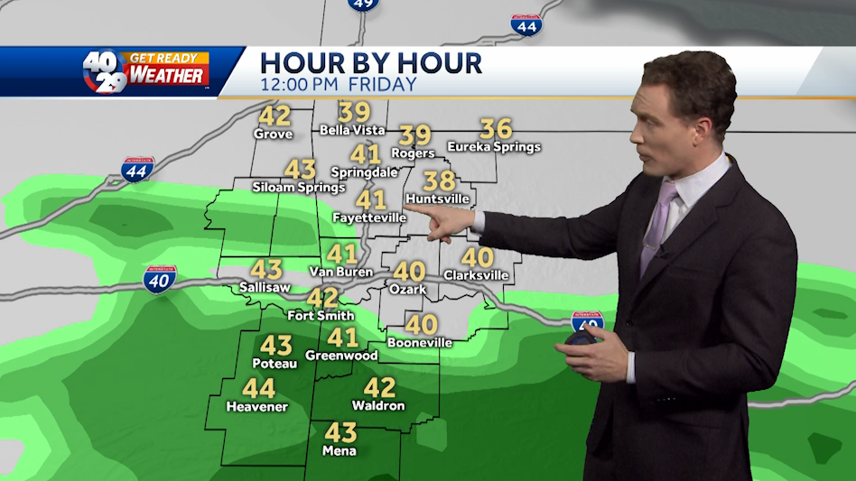 Rain, icy mix and even snow *possible* this weekend