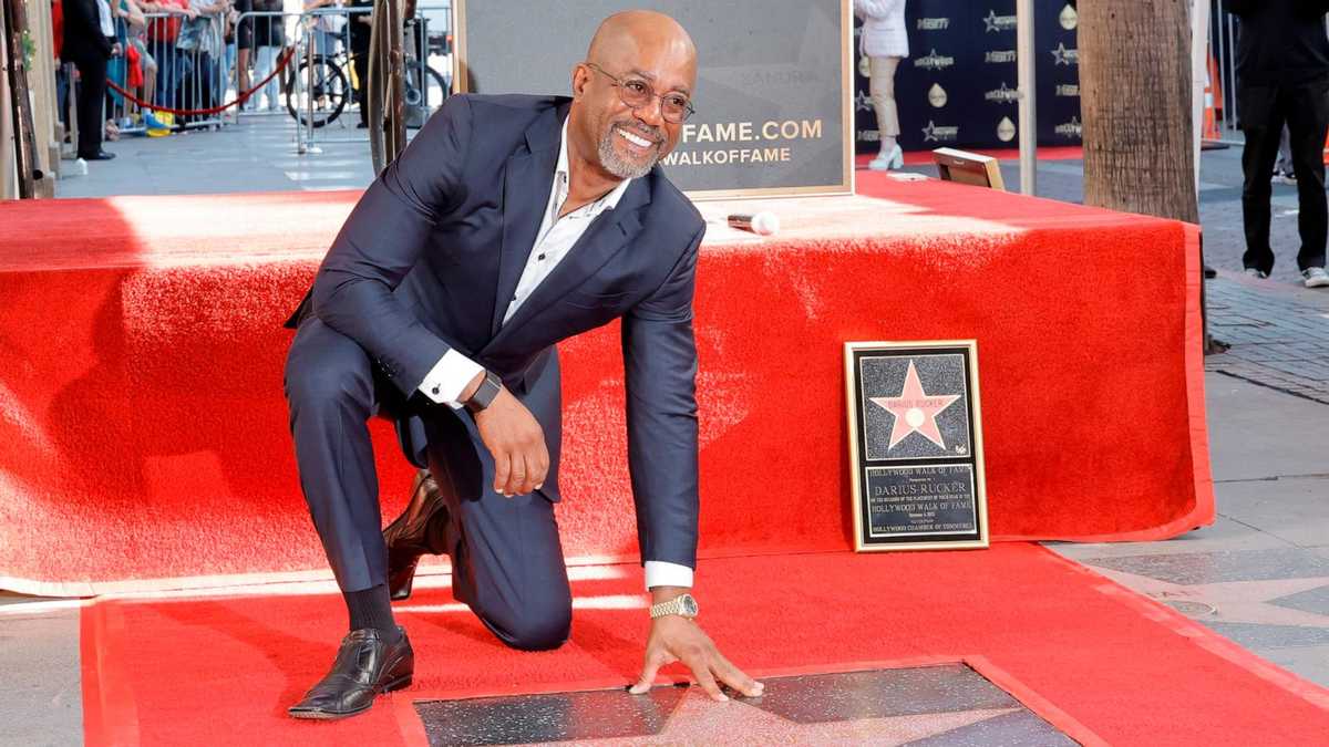 Darius Rucker gets star on the Hollywood Walk of Fame