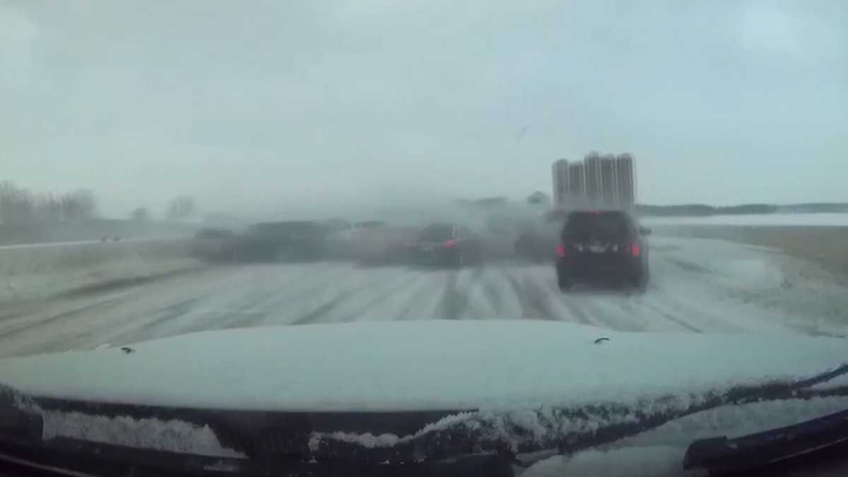 VIDEO: 911 calls released from pileup with more than 100 cars on ...