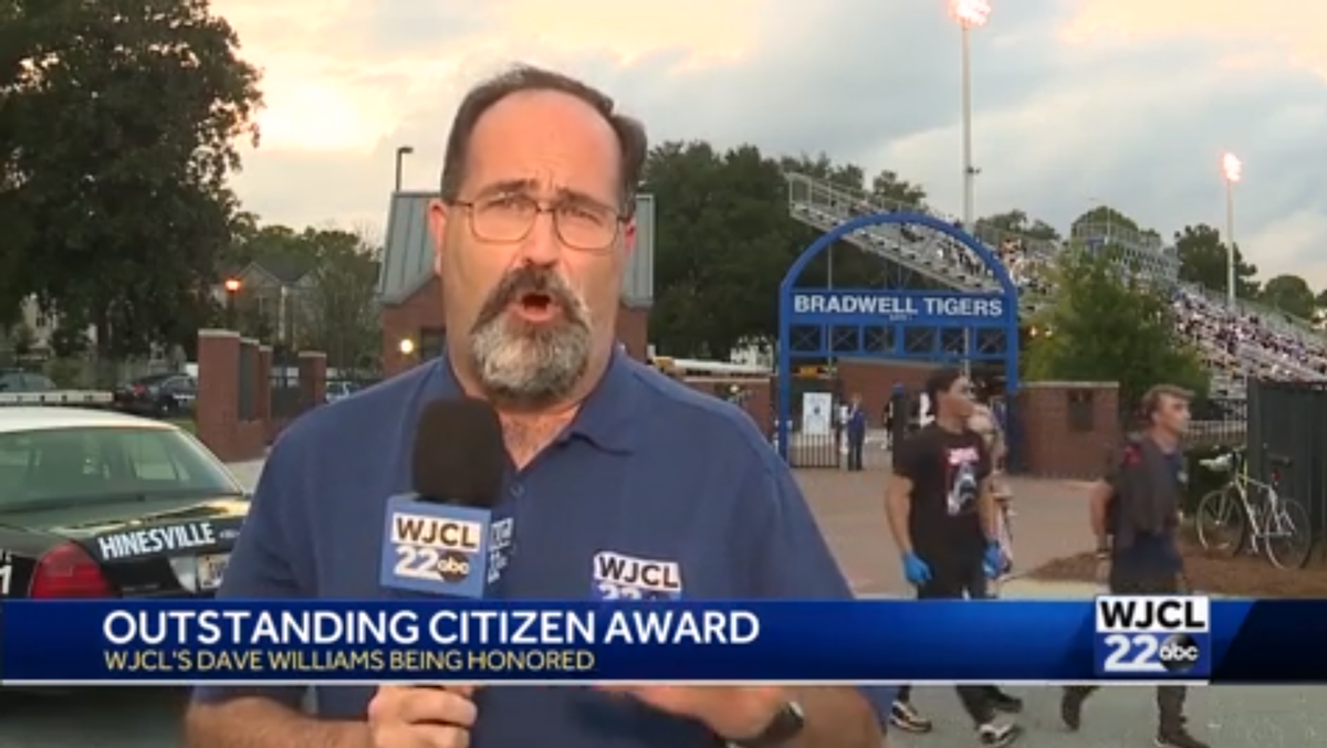 WJCL's Dave Williams honored with Georgia Outstanding Citizen Award