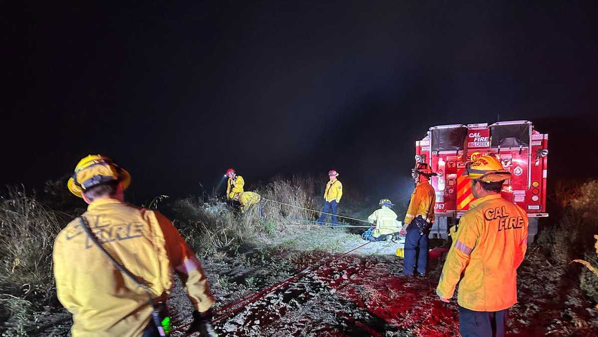 Person stuck 200 feet down cliff on California beach rescued