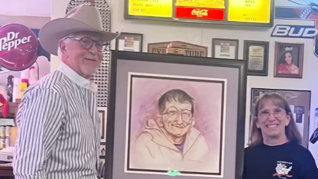 Okarche superfan honored with artwork months after his death