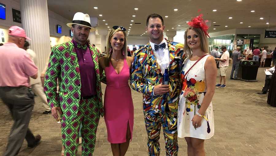 PHOTOS: Check out some of the stylish ensembles from Kentucky Oaks Day