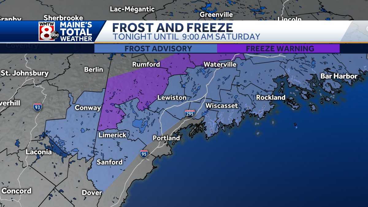 Freeze warning: Temperatures will drop Friday night, Saturday morning