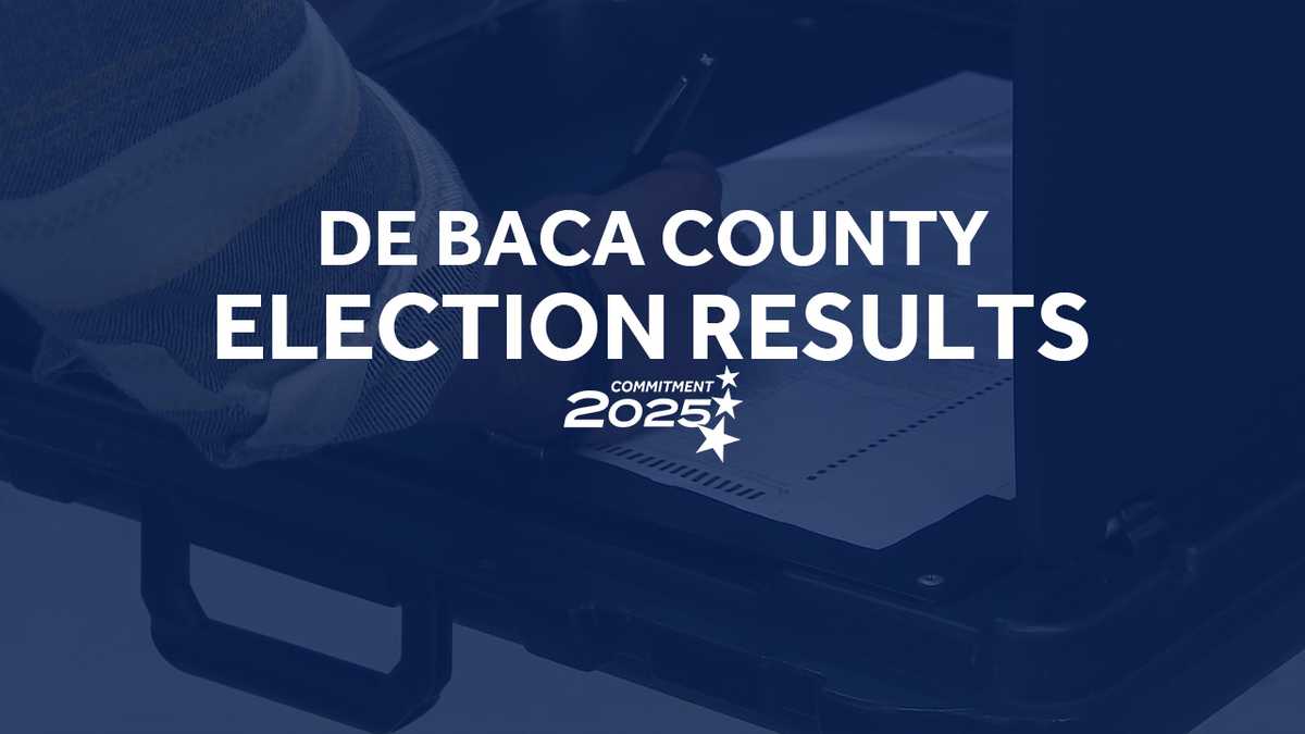 De Baca County Election Results 2025