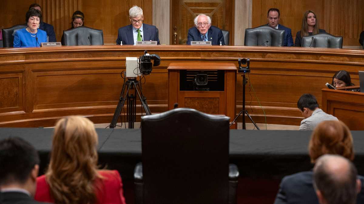 Chair for Steward CEO remains empty during Senate hearing
