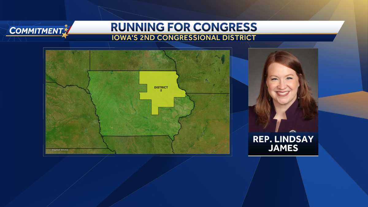 Iowa Rep. Lindsay James enters 2026 race for 2nd District