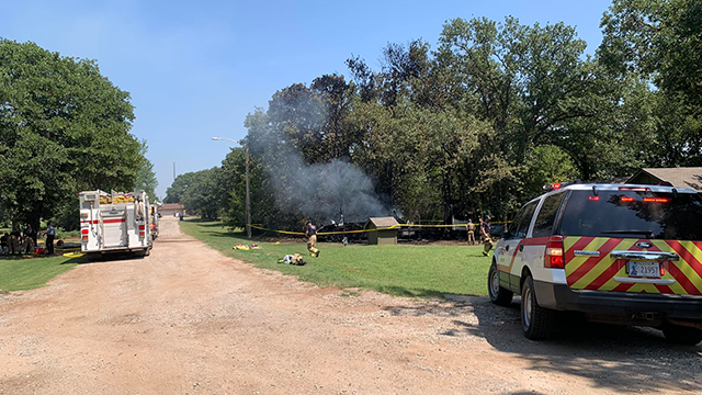 Person dies after travel trailer catches fire in Stillwater