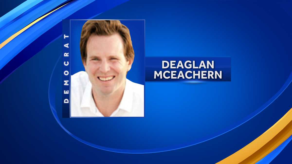 Deaglan McEachern, Democratic candidate for 1st CD seat