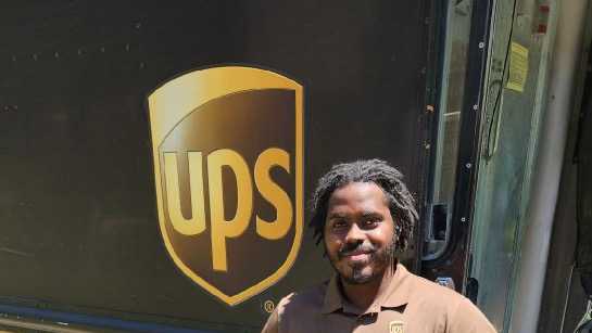 Omaha UPS driver praised as hero, helping person in vehicle fire