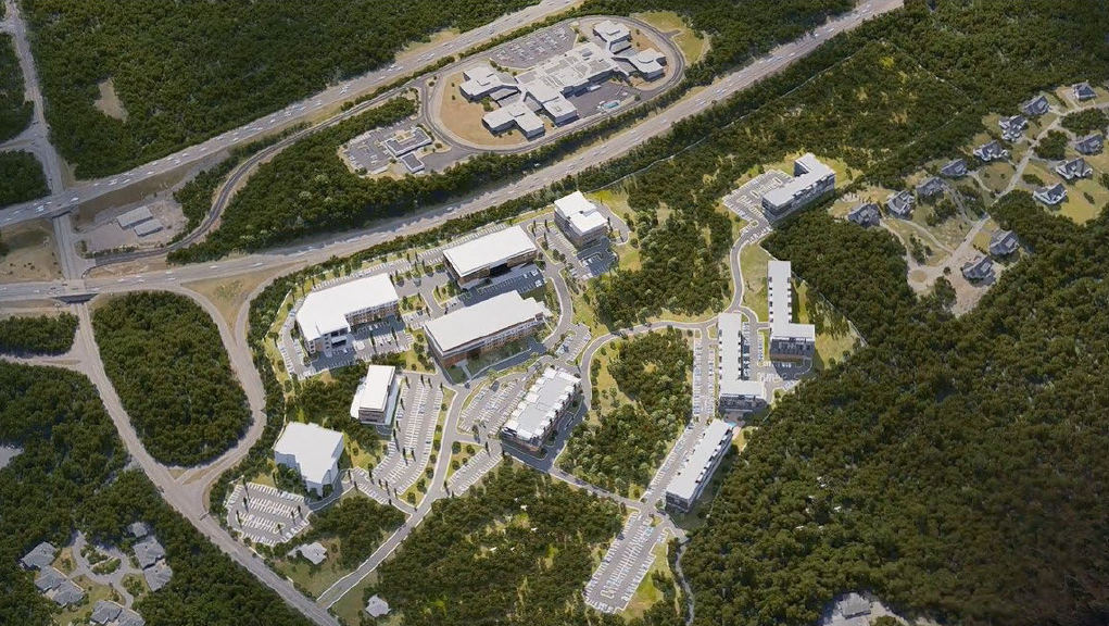 Massive project proposed for land beside Route 128, near jail