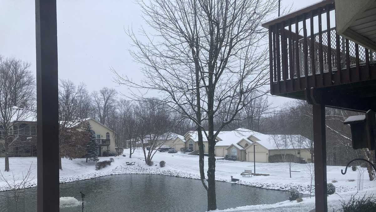PHOTOS: Winter storm Blair leaves behind several inches of snow across ...