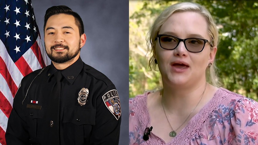 Georgia officer's wife talks his injury, recovery after shooting