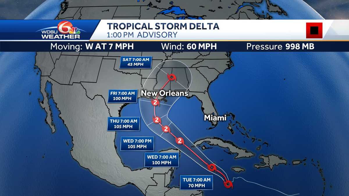 Use these quiet days to prepare, Monitoring Tropical Storm Delta
