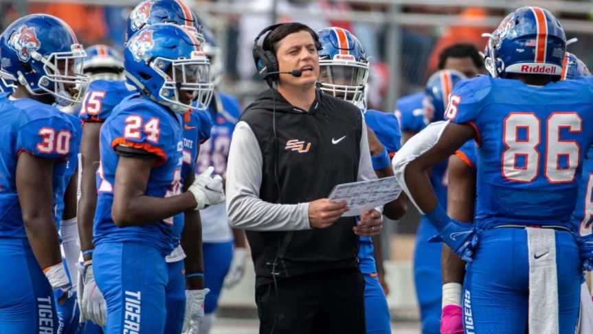 Russell DeMasi living his football dream in his hometown