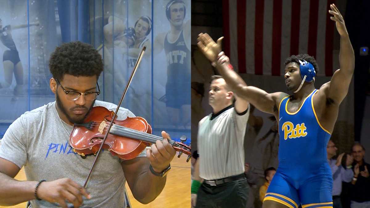 ACTION ATHLETE: Pitt wrestler Demetrius Thomas - heavyweight on the mat ...